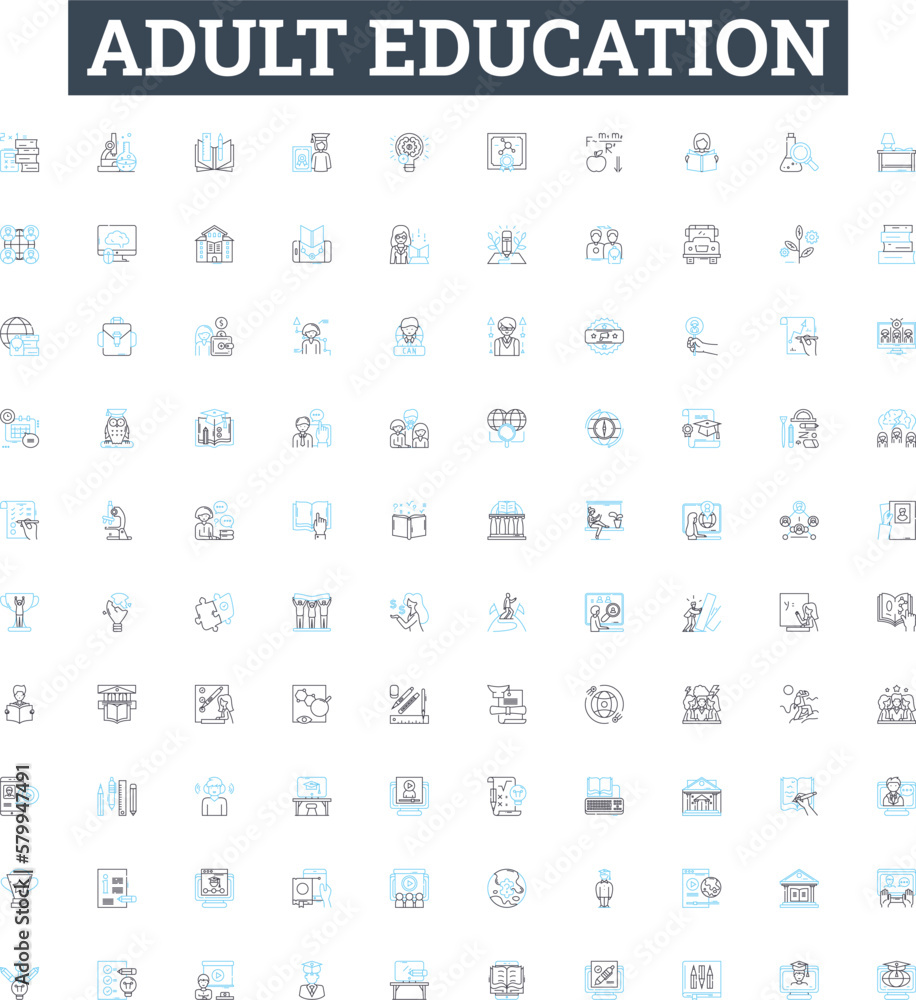 Adult Learning Vector