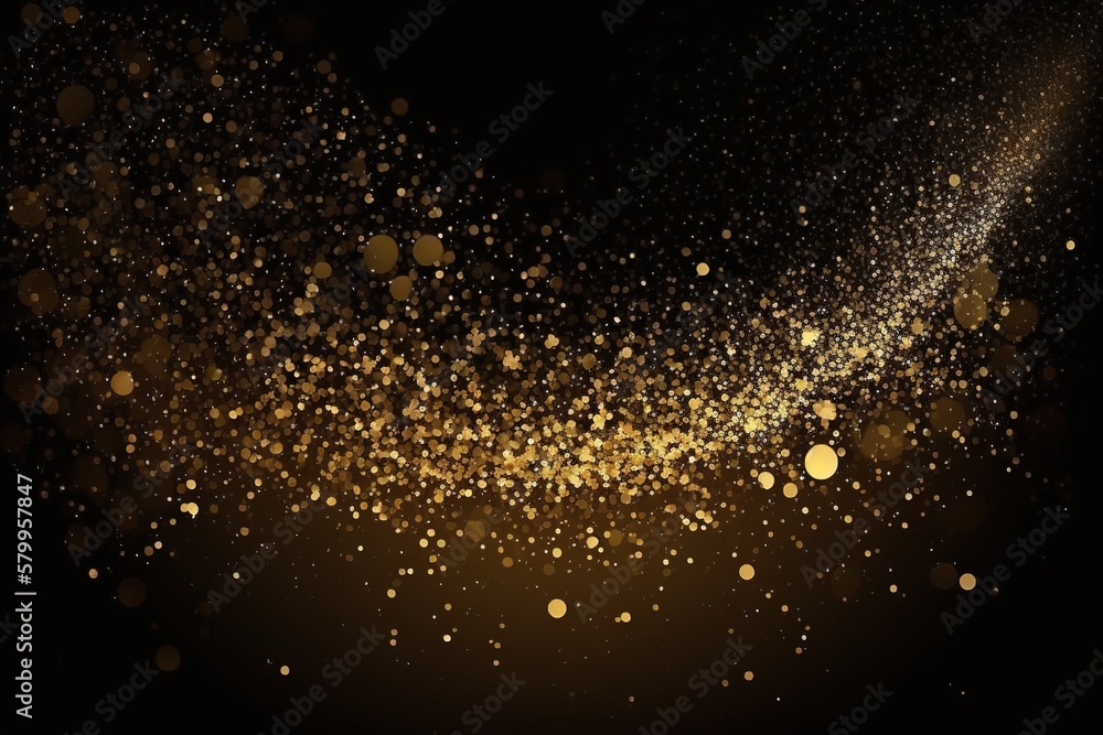 Gold Glitter Background. Dark Gold Background. Gold Glitter Background ...