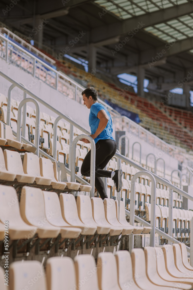 Running Stadium Stairs