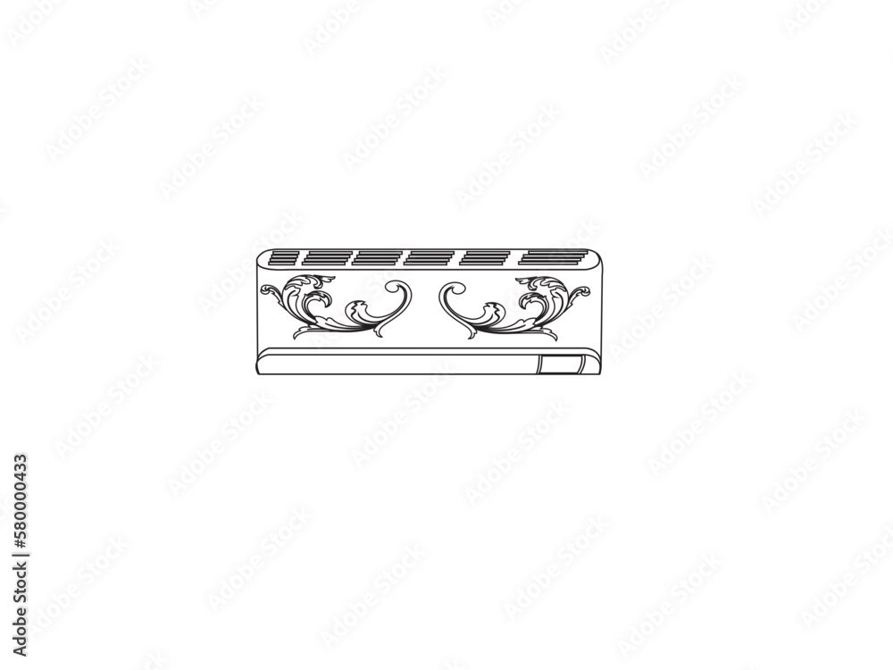 Split ac icon in isometric style vector. Air Conditioner Icon Design ...