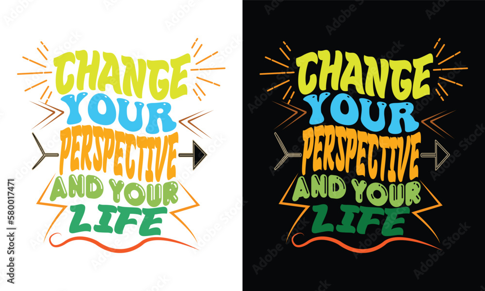 Motivational typography t-shirt design, Change your mindset to change ...