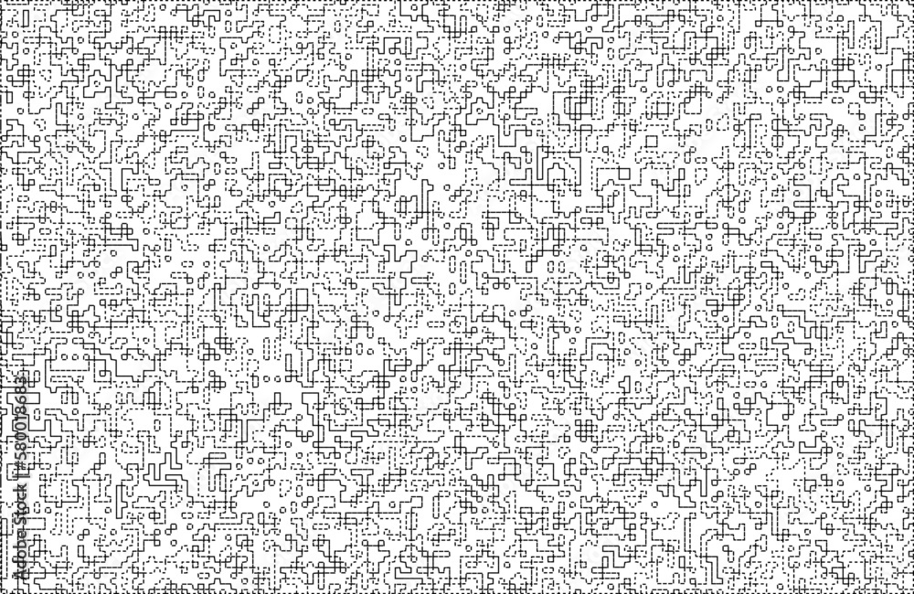 Stylish texture with figures from lines and dashes .Abstract geometric ...