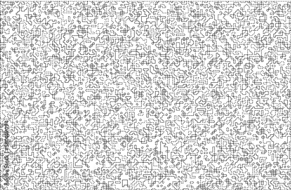 Vetor de Stylish texture with figures from lines and dashes .Abstract ...