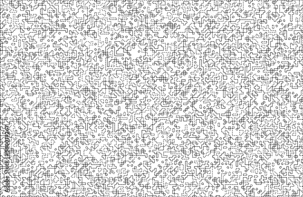 Stylish texture with figures from lines and dashes .Abstract geometric ...