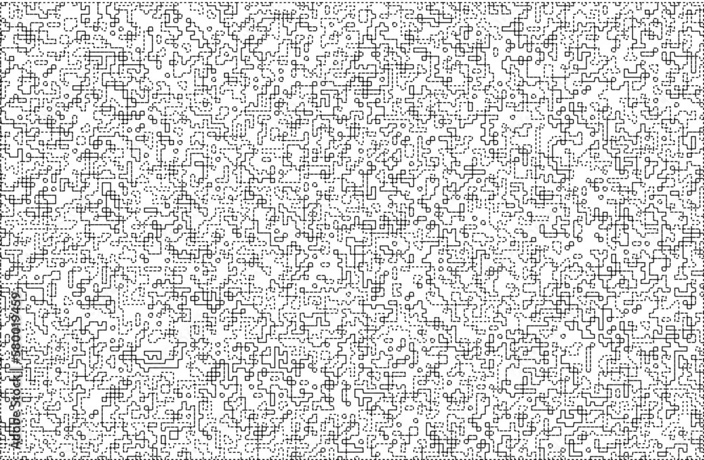 Stylish texture with figures from lines and dashes .Abstract geometric ...