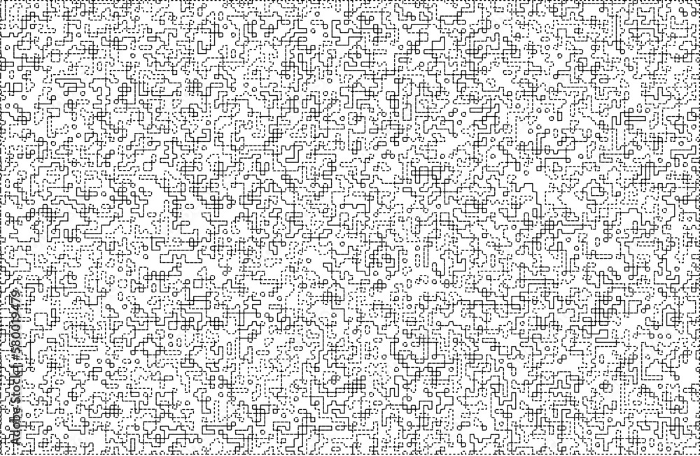 Stylish texture with figures from lines and dashes .Abstract geometric ...