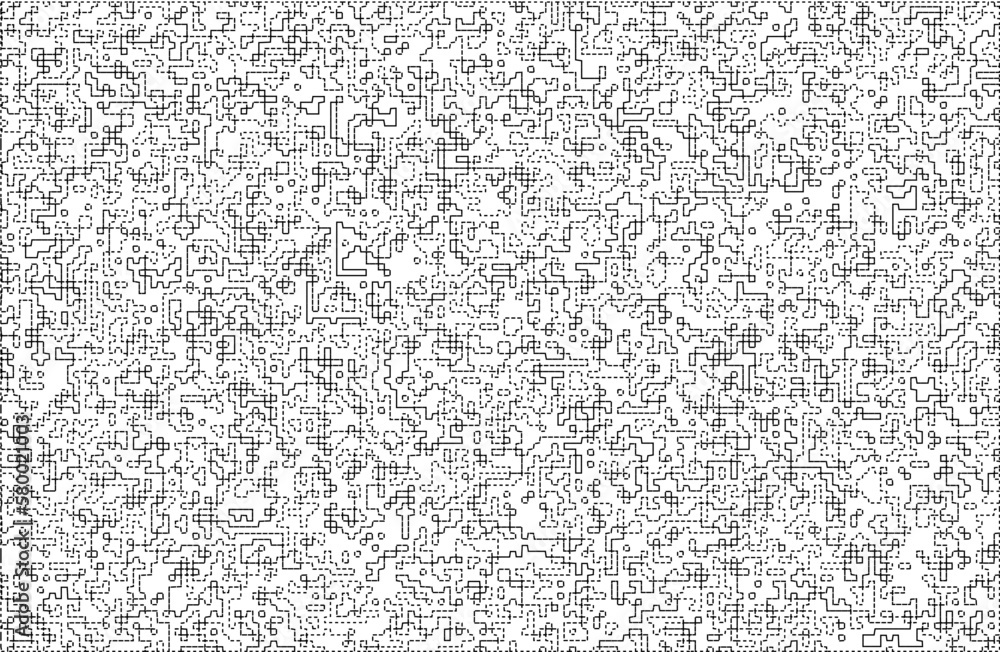 Stylish texture with figures from lines and dashes .Abstract geometric ...