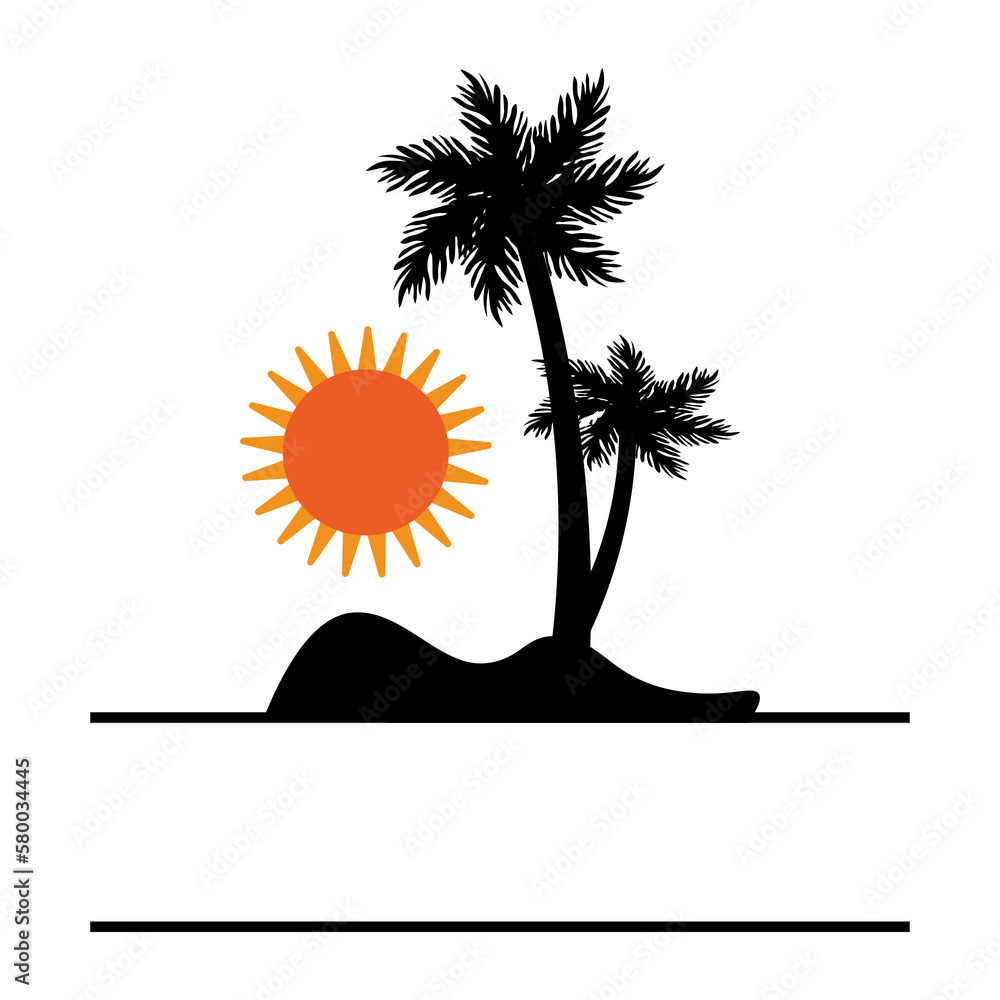 palm tree name frame monogram svg, Palm Trees svg, Beach Png svg ... palm tree name frame monogram svg, Palm Trees svg, Beach Png svg ...