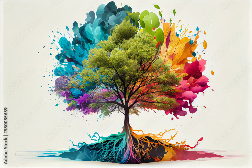 Life Abstract Background