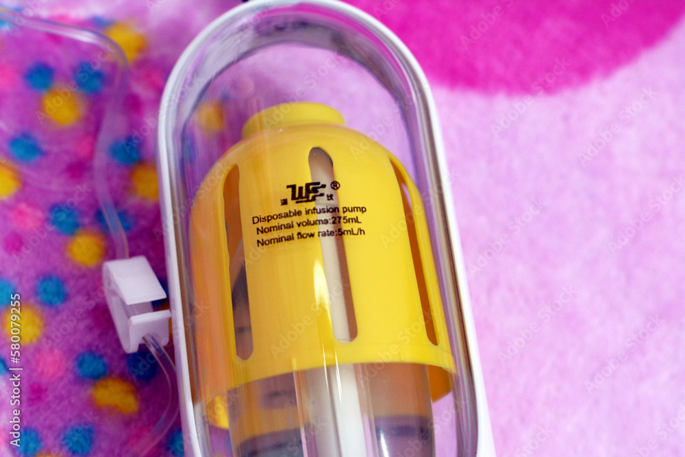 Giza, Egypt, March 10 2023: disposable Patient Controlled Analgesic ...