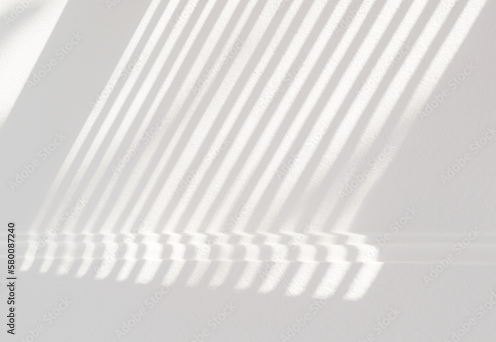 Window drop diagonal shadow overlay on concrete wall background ...