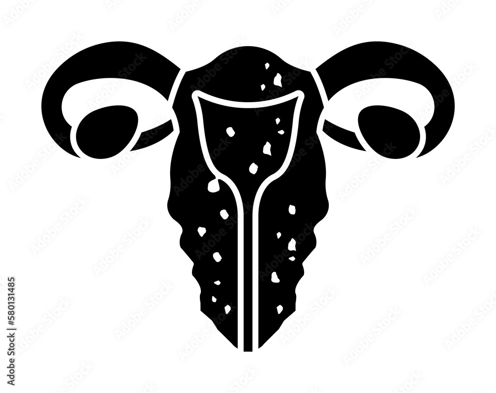Uterine adenomyosis icon. Simple gynaecology icons for ui and ux ...