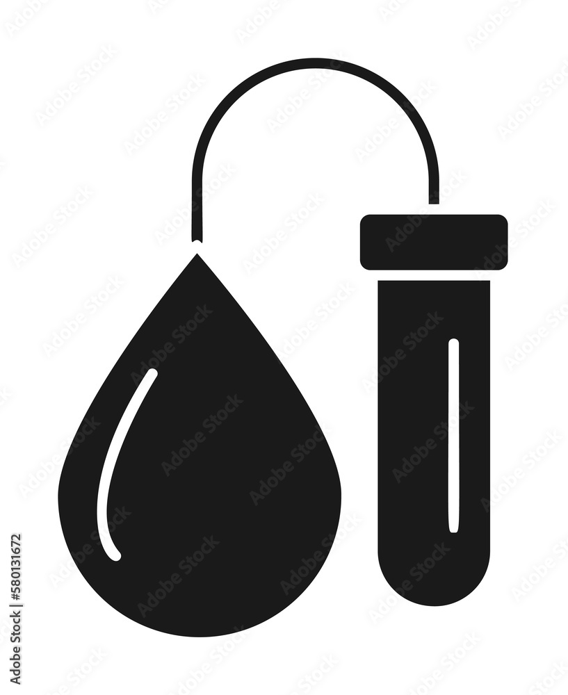 Heart, clinic, test icon. Simple hematology icons for ui and ux ...