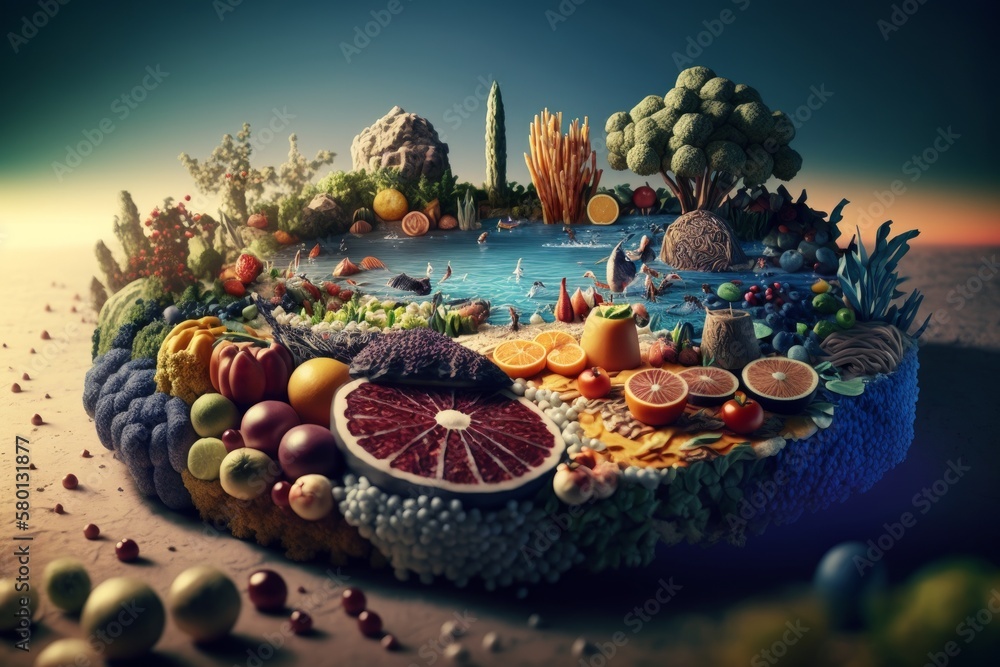 A Sweet and Colorful World: Edible Landscapes, Intricate Details, and ...