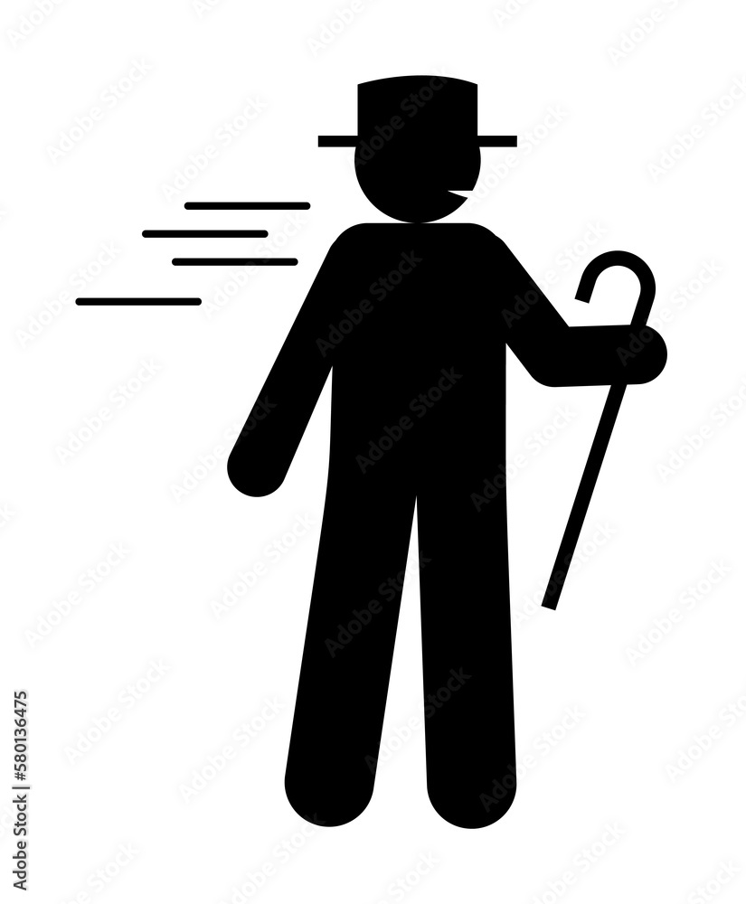 Enigma, man, person, mystery icon. Element of negative character traits ...