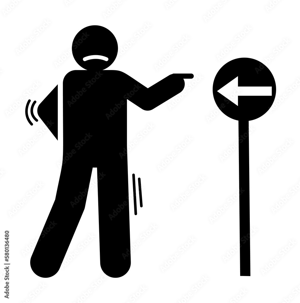 Cheat, lie, lying, man icon. Element of negative character traits icon ...