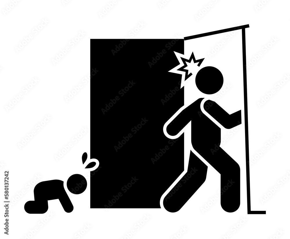 Leave, angry, father, baby icon. Element of parent icon. Premium ...