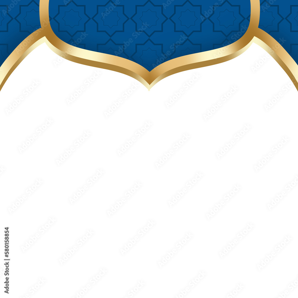 Blue Islamic border, islamic design, islamic frame, border, frame, eid ...