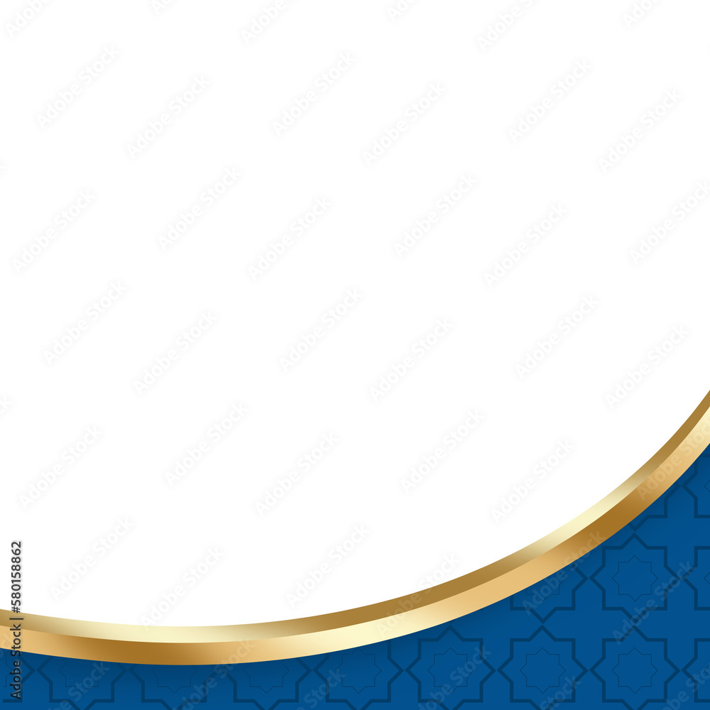 Blue Islamic border, islamic design, islamic frame, border, frame, eid ...