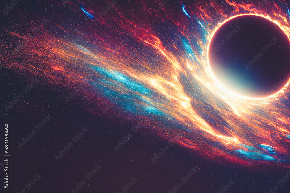 Splendid scenic outer space vibrant color starry galaxy universe in ...