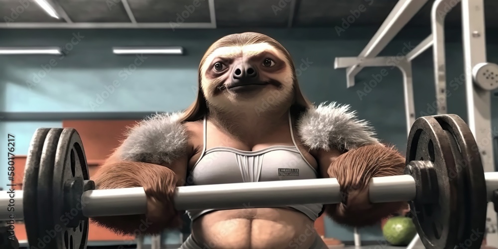 sloth becomes a fitness influencer inspiring her followers to slow down ...