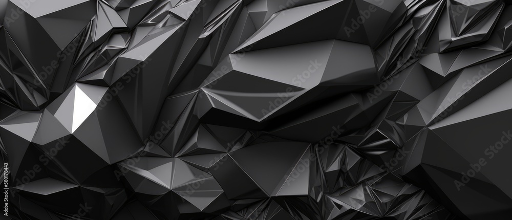 Stylish black background with abstract shape. Sleek and modern design ...