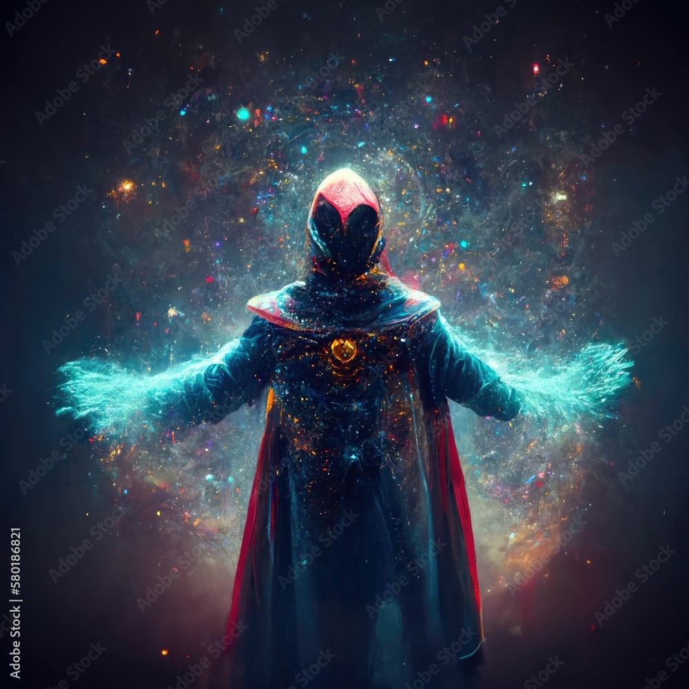 Superhero Wizard in a Galactic Adventure: 4K Image of Tyler O'Guinn ...