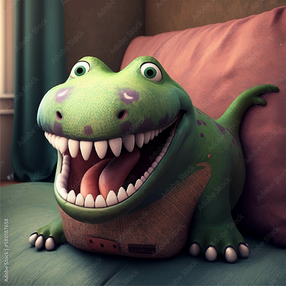 happy dinosaur picture for kids, For children's stories and books to ...