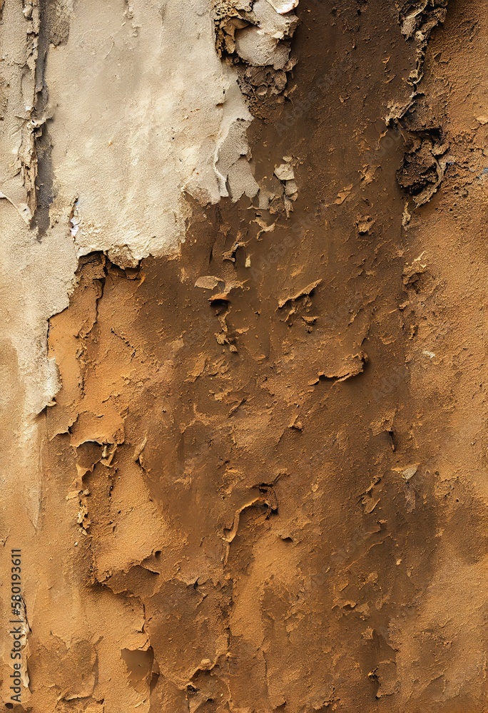 peeling paint wall gerard young red dusty soil matte painting high ...