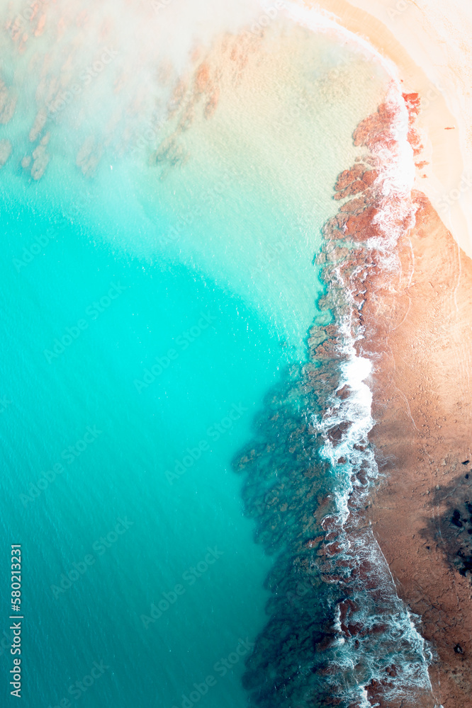 Foto de Abstract Aerial Beach Gradient do Stock | Adobe Stock