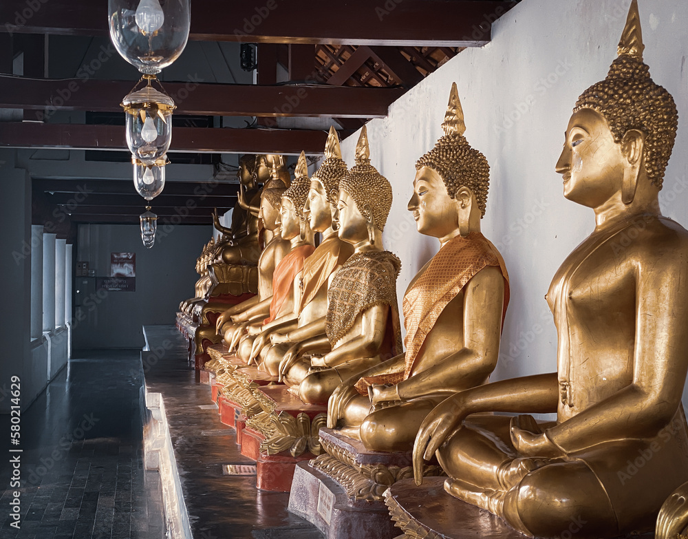 Fountain buddha statue is a beautiful Thai architecture of statue in ...