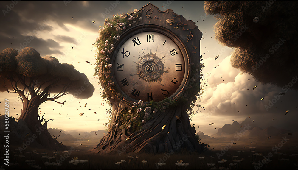the incarnation of the time, 3d render, unreal engine, Ai generated art ...