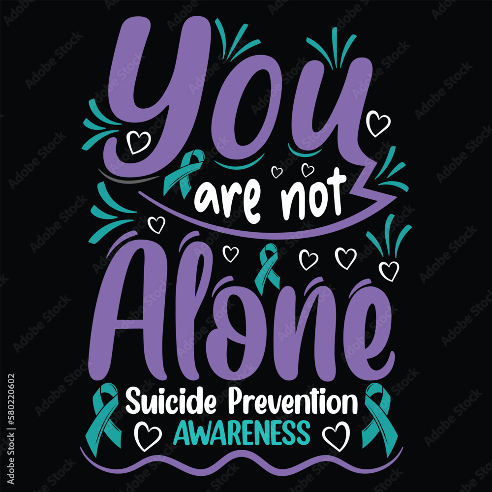 Suicide Prevention Awareness T-Shirt, Suicide Vector t-shirt Design ...