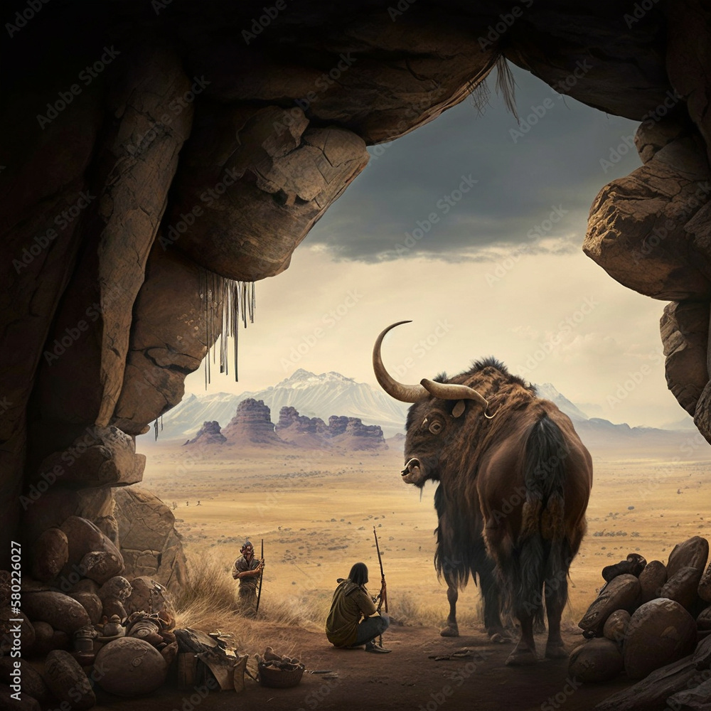 Impresionante imagen de la prehistoria para utilizar como fondo de ...