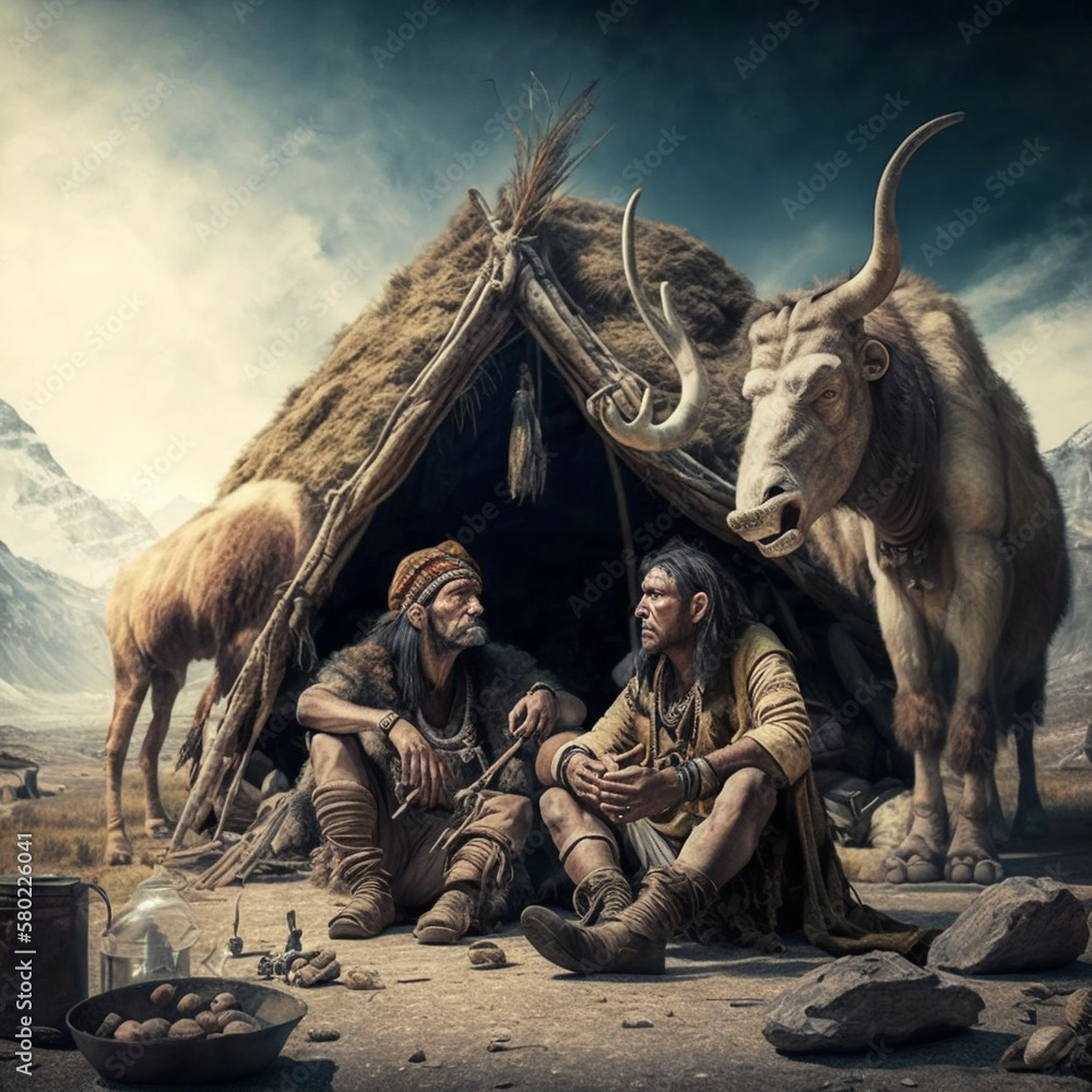 Impresionante imagen de la prehistoria para utilizar como fondo de ...