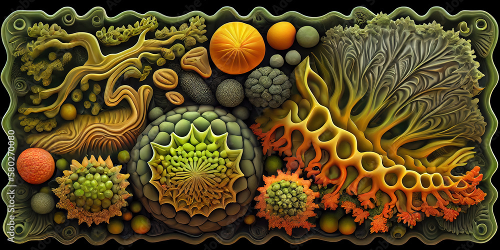 brightly colored vegetables arranged in a sacred geometry concept, food ...