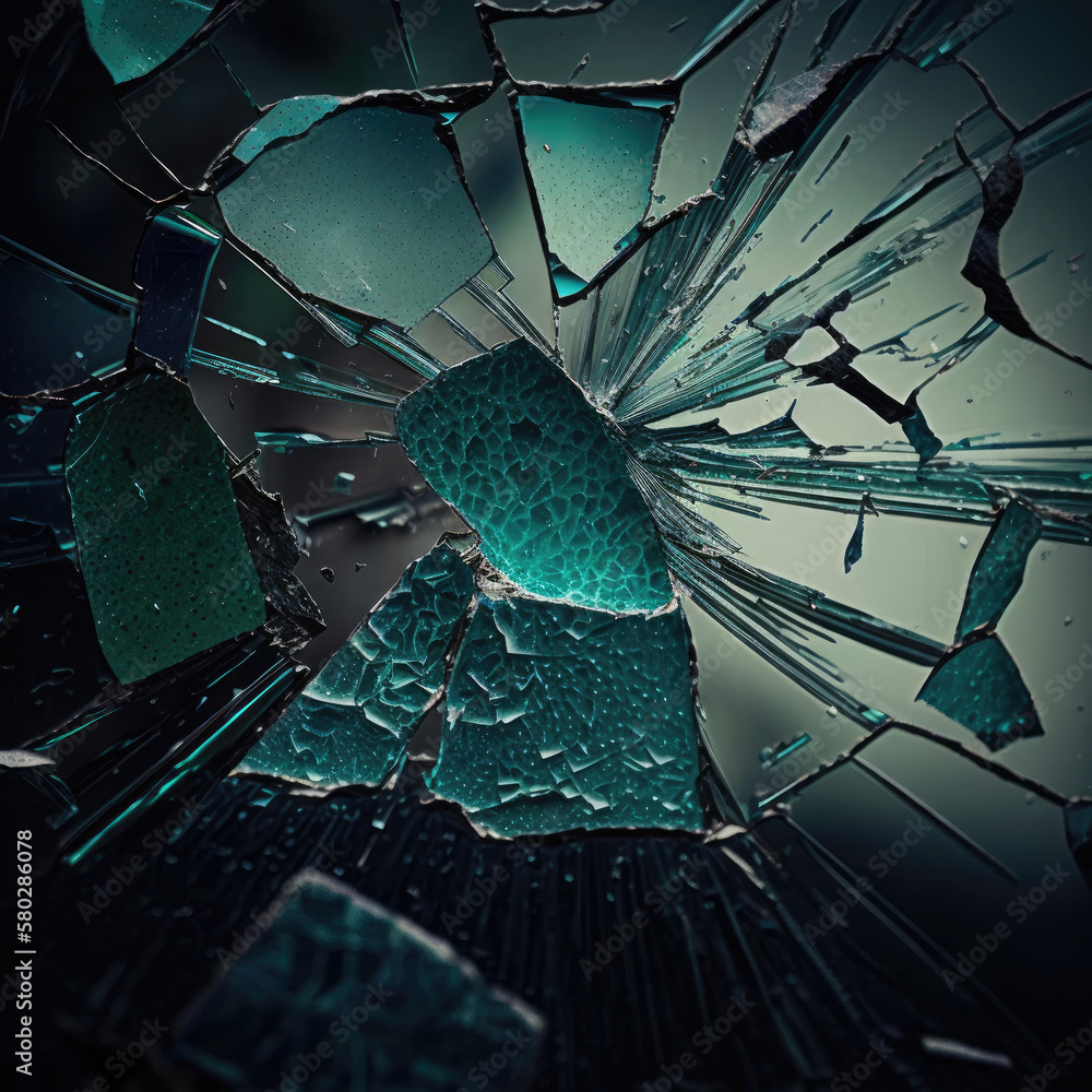 Explore the striking visual of broken glass on an album cover with our ...