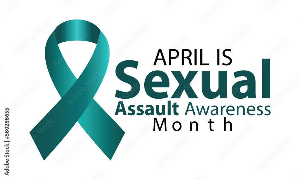 Vetor de Vector illustration on the theme of Sexual Assault awareness ...