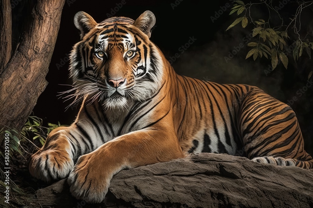 Malayan tiger Panthera tigeri sumatrae is the official scientific name ...