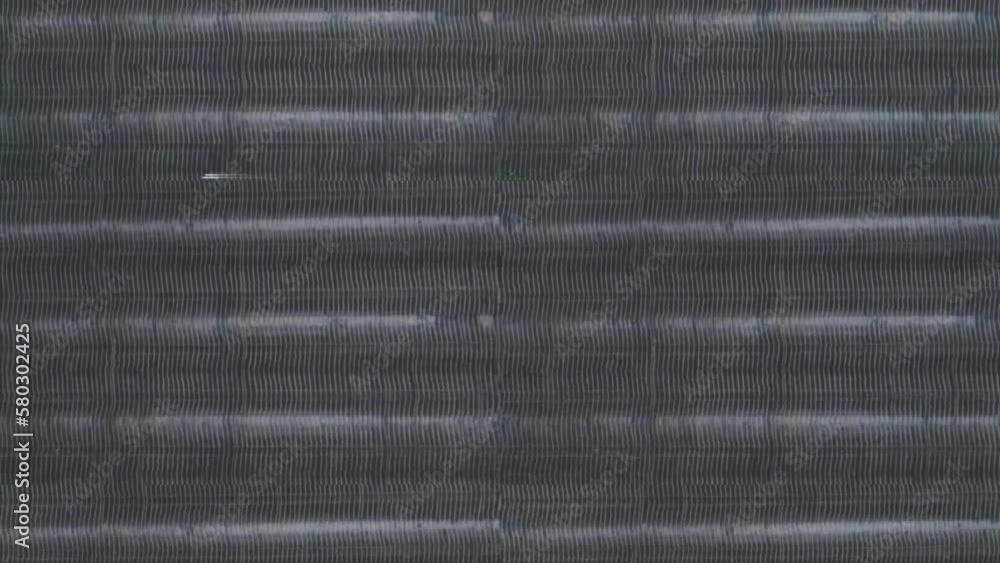 VHS effect. TV screen 80s, 90s. Stripes VHS on gray background. Lack of ...