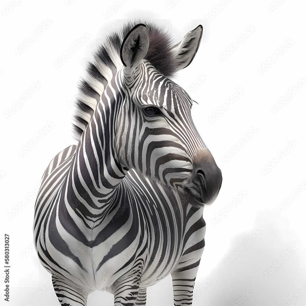 ภาพประกอบสต็อก Zebra (Hippotigris) from the equine genus (Equus), and plains zebra (Equus quagga ...