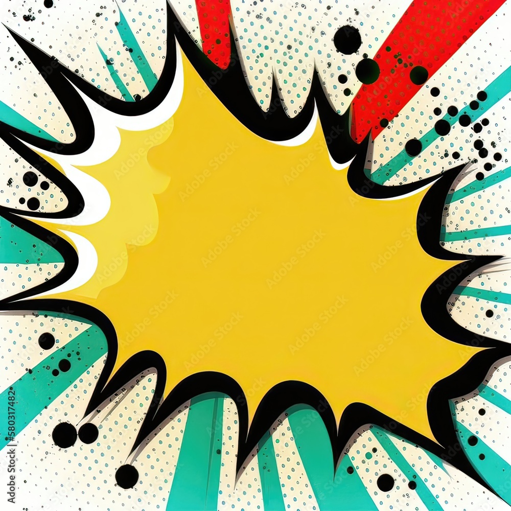 ภาพประกอบสต็อก This eye-catching pop art comic background features bold ... ภาพประกอบสต็อก This eye-catching pop art comic background features bold ...