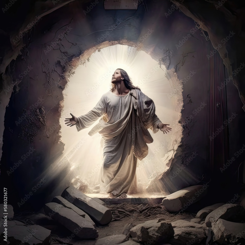 An emotional and poignant representation of the resurrection of Jesus ...