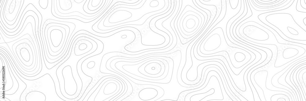 Seamless topographic map contour background. Topo map with elevation ...