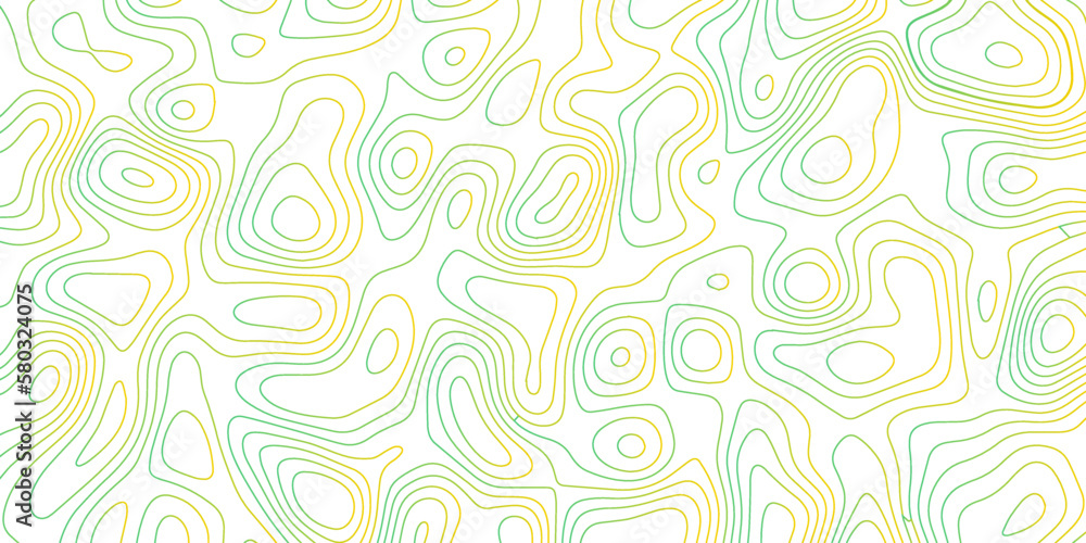 Abstract Topographic map background with wave line. gradient multicolor ...