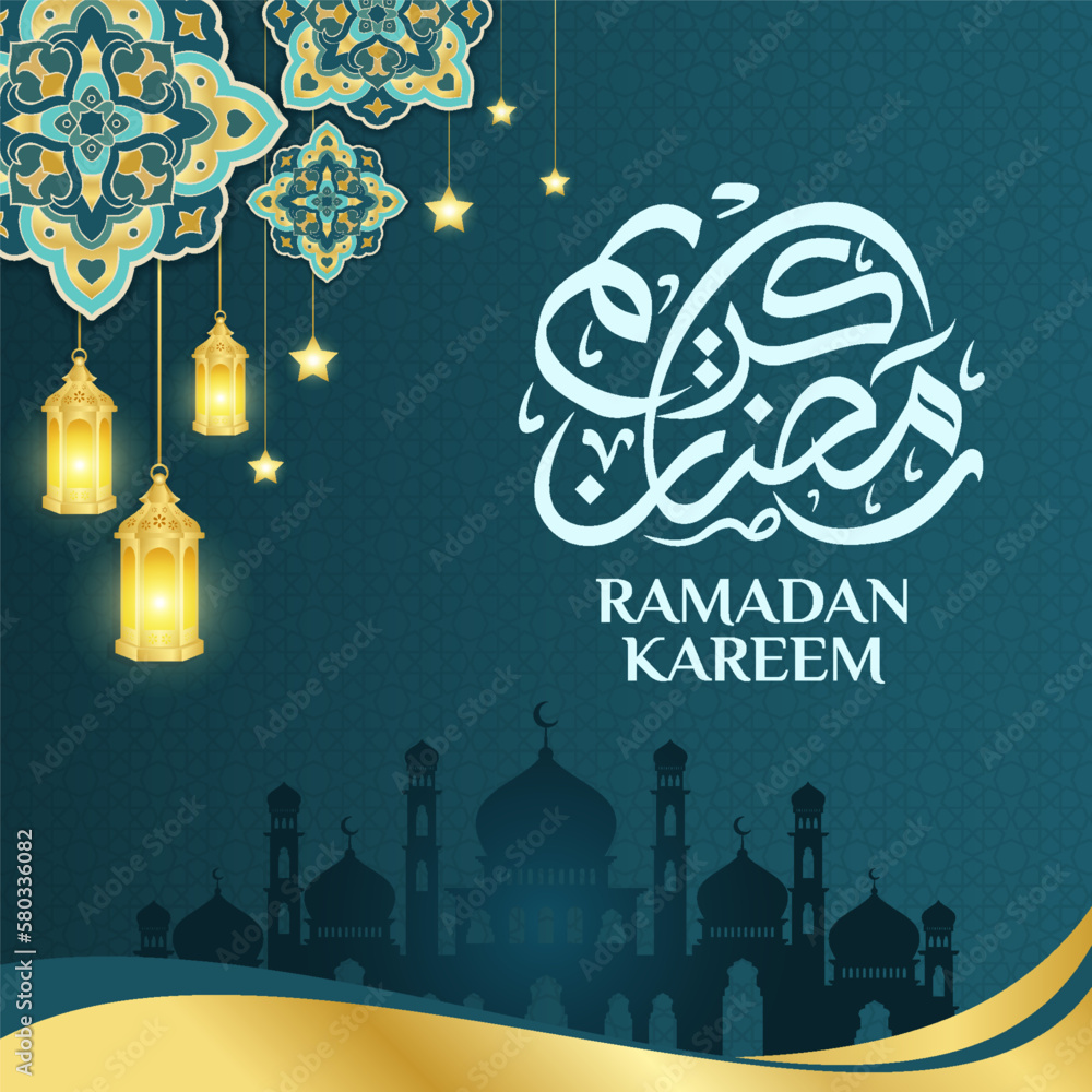 Poster Islamic ornament template for background, banner, poster, cover ...