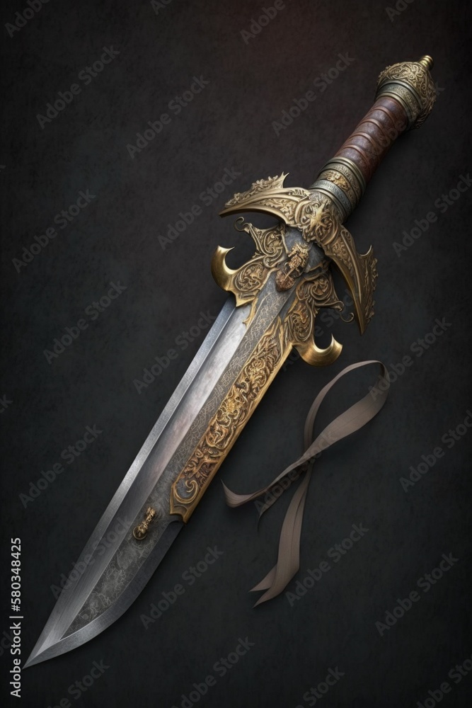 Ancient Sword: A Sharp and Shimmering Relic of Chinese History Stock ...