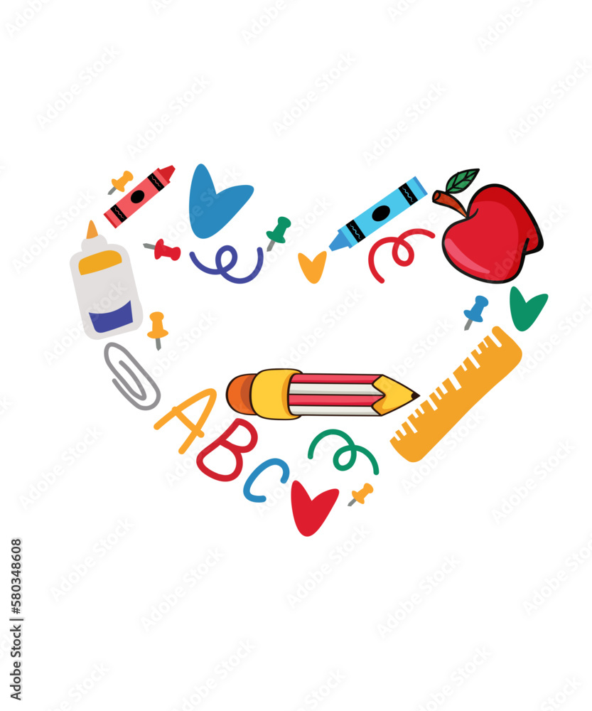 Teacher apple crayon name frame custom monogram svg, teacher name svg ...