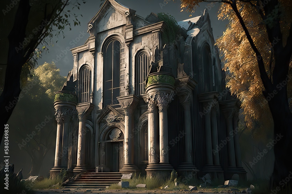 Illustration of a Time-worn grandeur: an awe-inspiring medieval ...