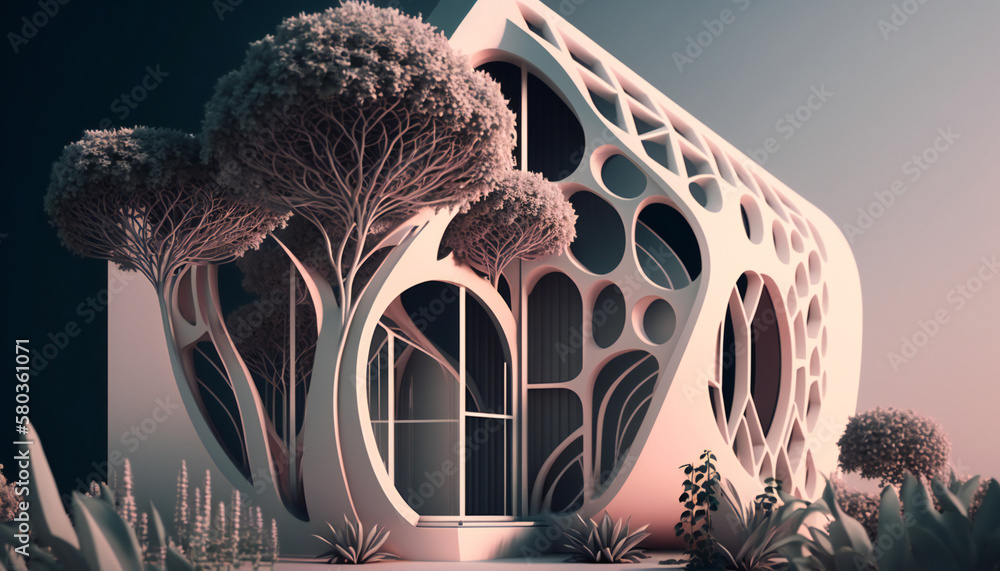 Generative architecture, AI-powered design, Eco-friendly buildings ...